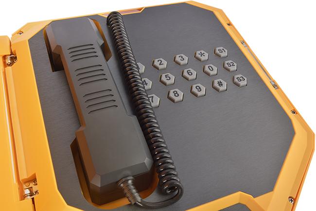 Heavy Duty Waterproof Outdoor Emergency Telephone In Emergency Condition