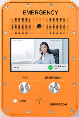 Handsfree Emergency Intercom Flush Mounted For Clean Room Elevator