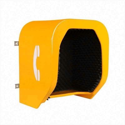Vandal Resistant Outdoor Acoustic Telephone Booth For Emergency Telephone