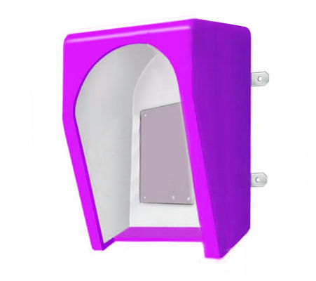 Wall Mounted Telephone Acoustic Hood Waterproof Phone Booths Outdoor