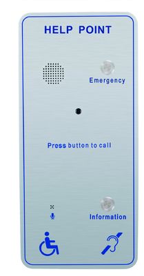 Public Emergency SOS Outdoor Call Box Rustproof Pillar Mounting Type