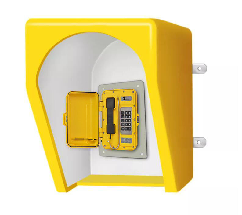 Vandal Resistant Telephone Acoustic Hood Public Kiosk For Heavy Duty ...