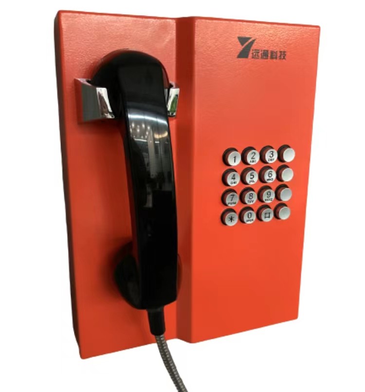 Public OEM Vandal Resistant Phone , Weatherproof Jail Phone VoIP